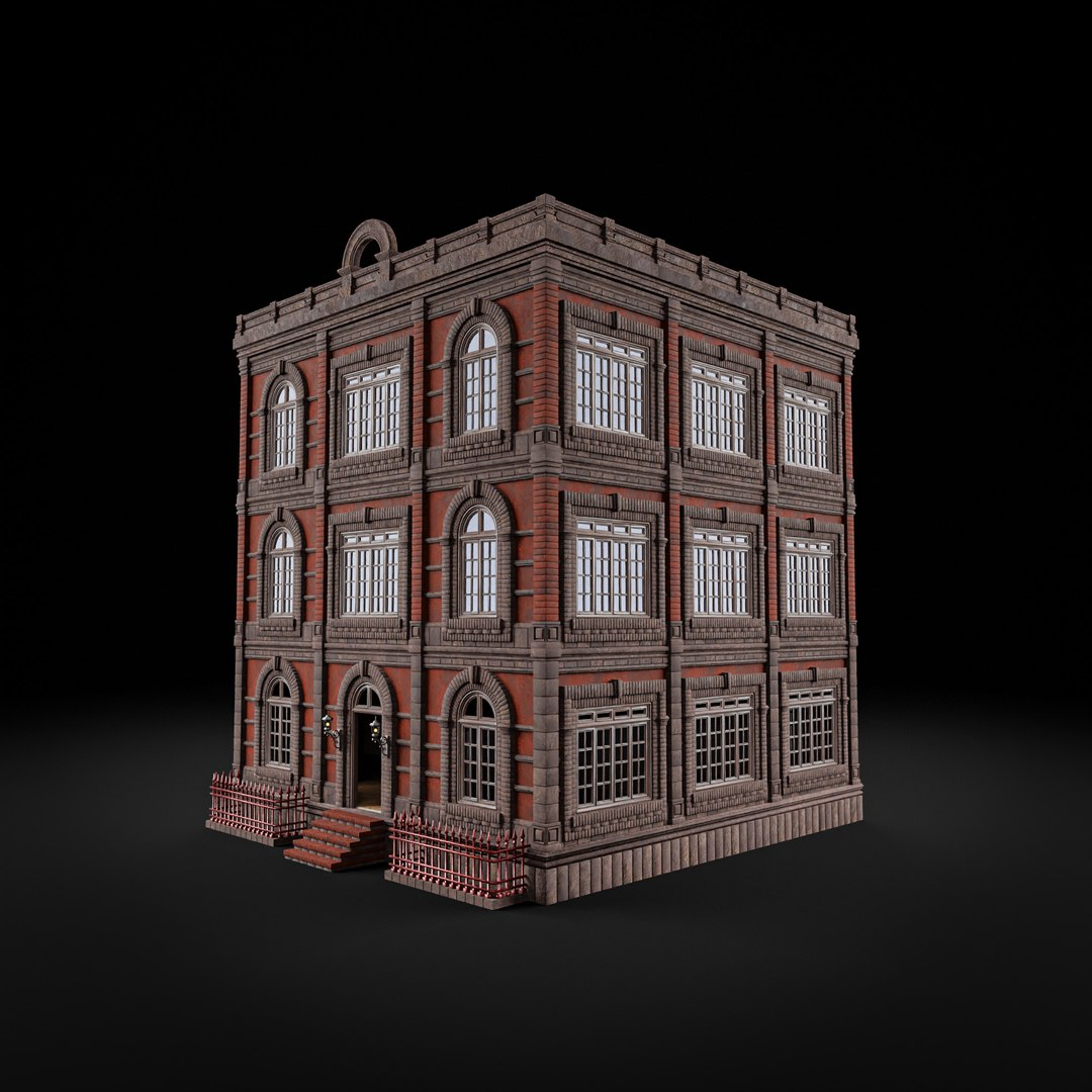 3D MODULAR BUILDING WITH INTERIOR KITBASH 02 Model - TurboSquid 2264950