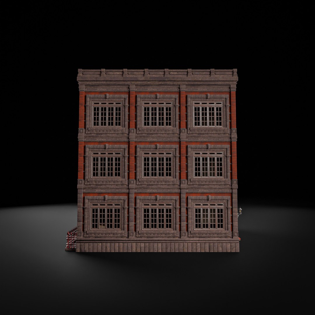 3D MODULAR BUILDING WITH INTERIOR KITBASH 02 Model - TurboSquid 2264950