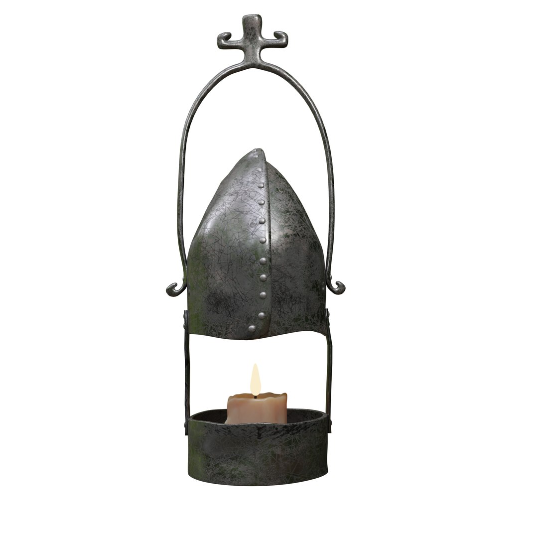 Ancient Medieval Candle Holder 3D Model - TurboSquid 1638221