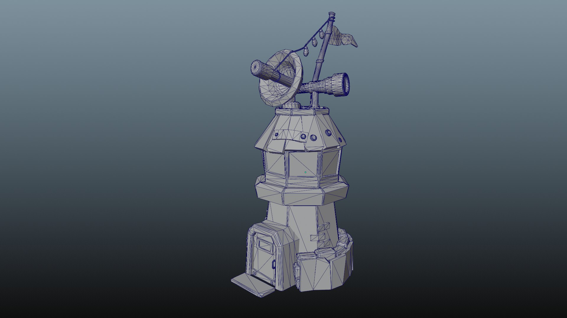 Stylised Tower 3D - TurboSquid 1861222