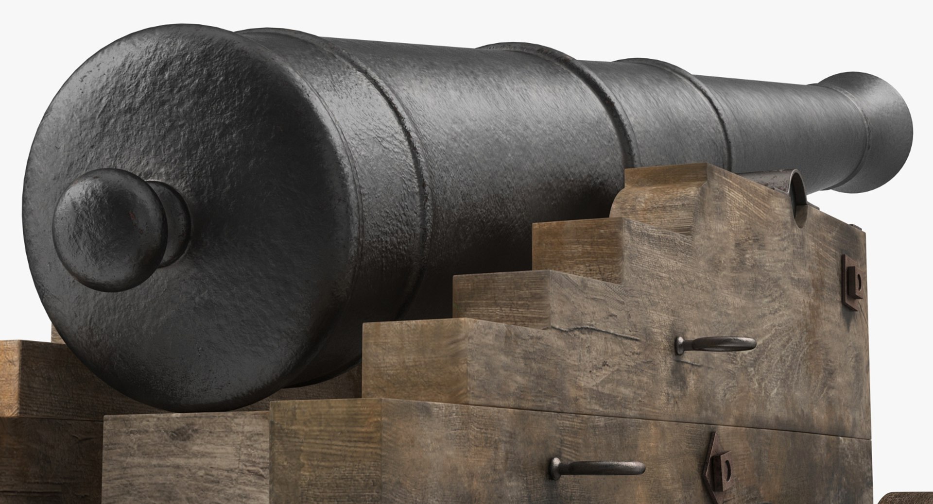 Old Ship Cannon Balls 3D - TurboSquid 1303464