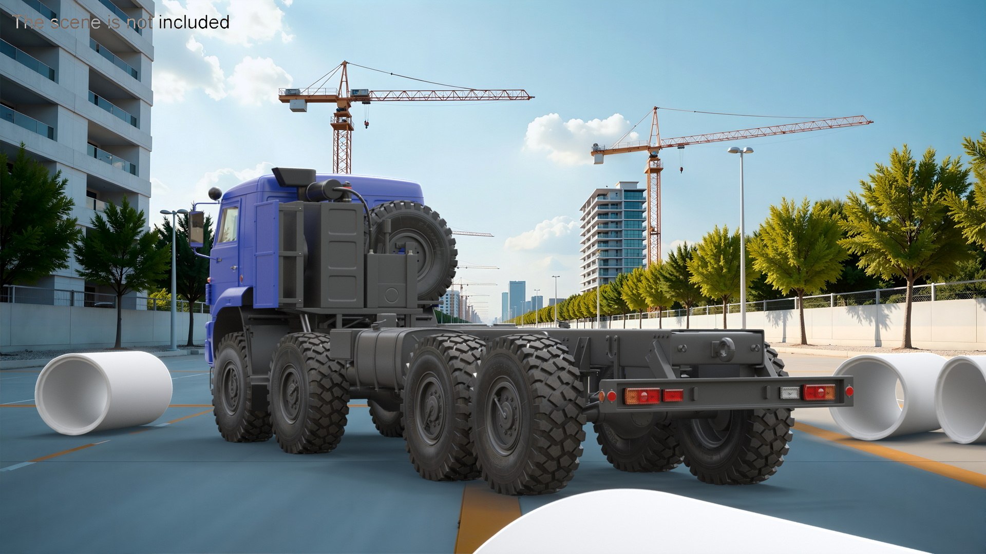 Kamaz 6560 Truck Blue 3D Model - TurboSquid 2366177