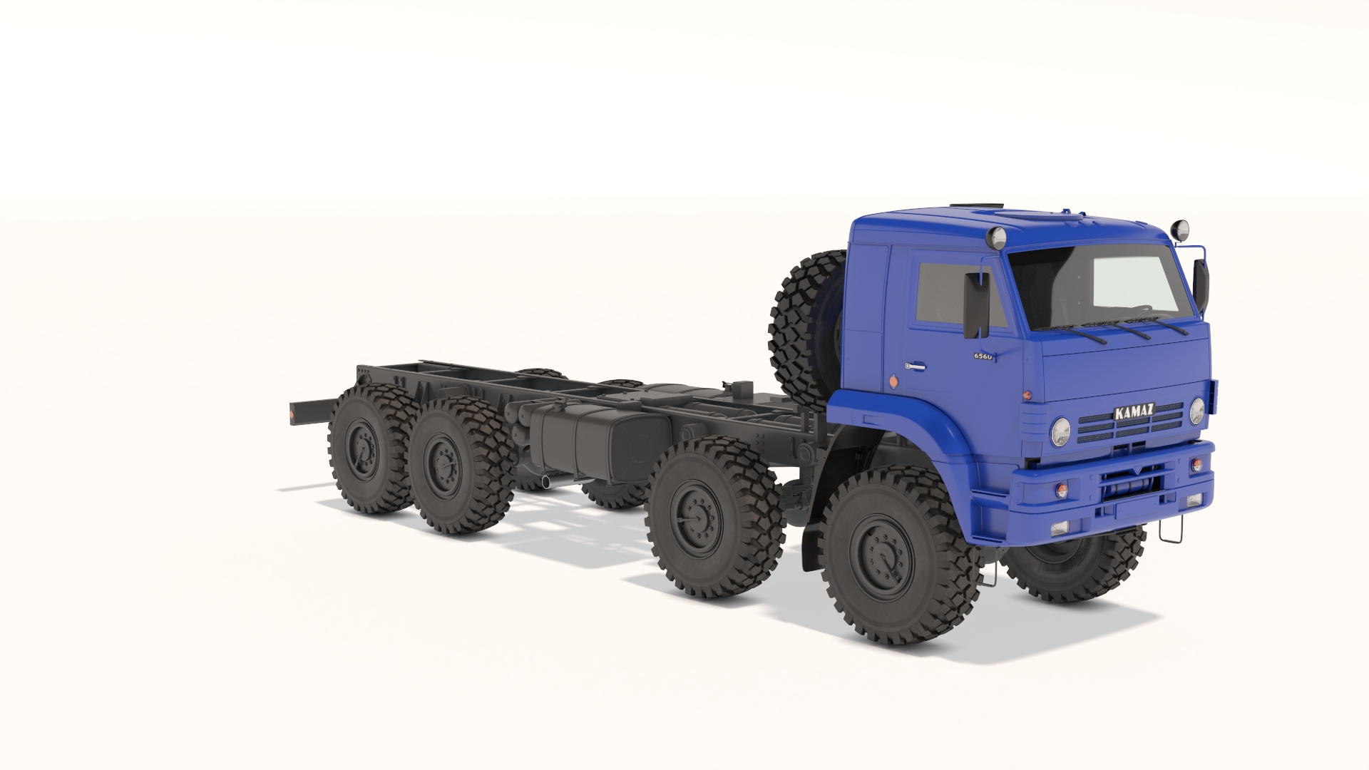 Kamaz 6560 Truck Blue 3D Model - TurboSquid 2366177