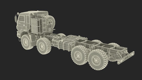 modelo 3d Camión Kamaz 6560 Azul - TurboSquid 2366177