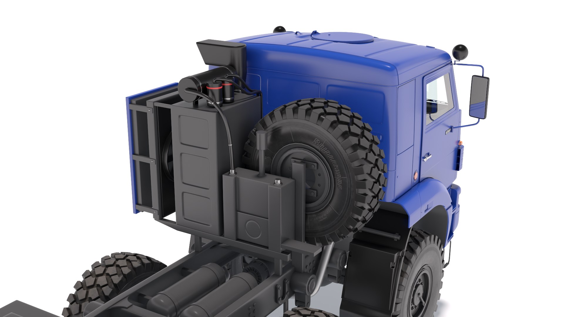 Kamaz 6560 Truck Blue 3D Model - TurboSquid 2366177