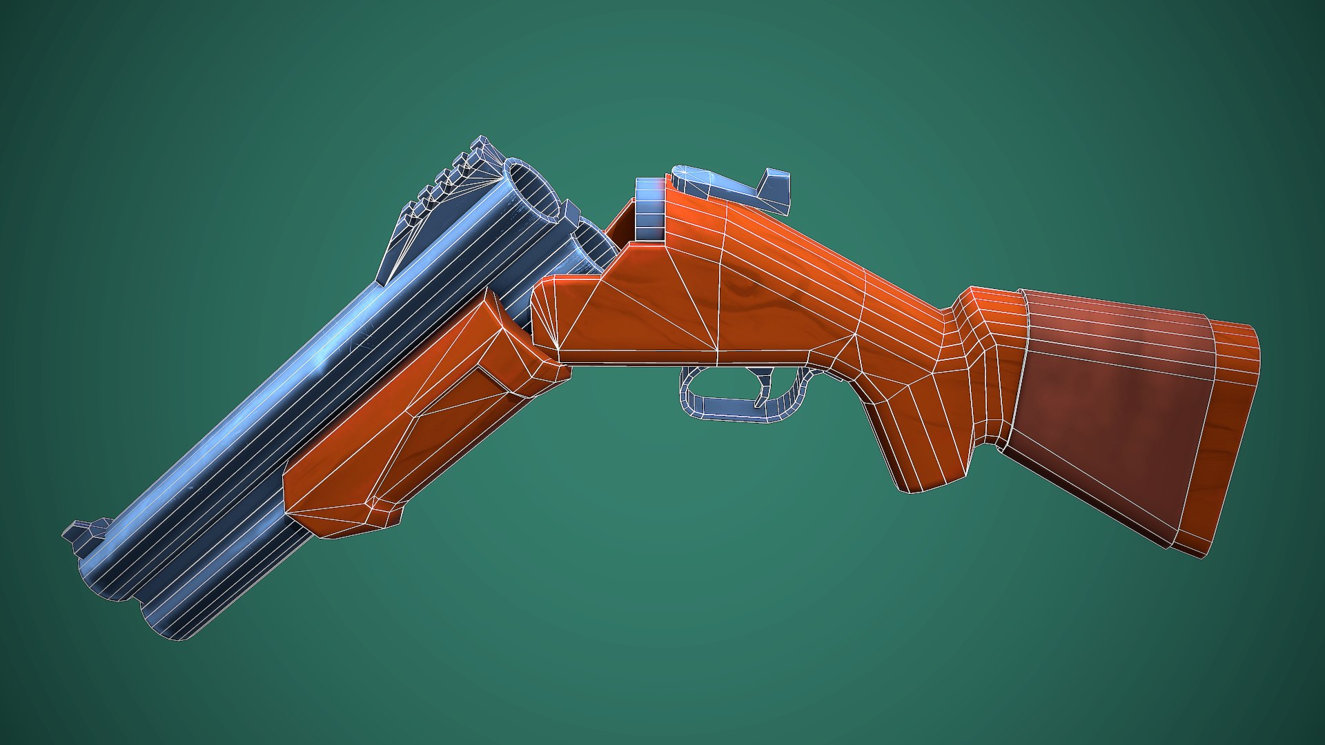 3D Stylized Weapon Hs-12 Shotgun - TurboSquid 1422379