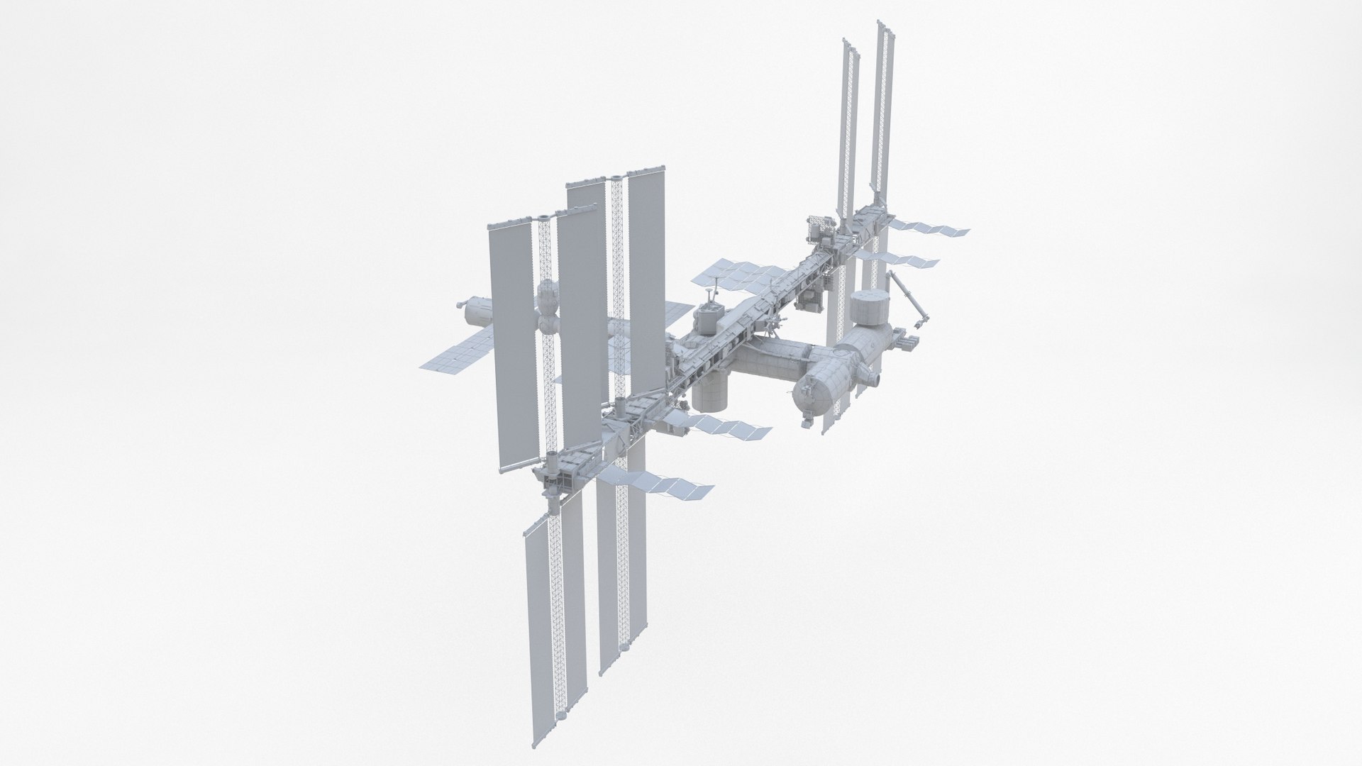 Iss international space 3D model - TurboSquid 1527953