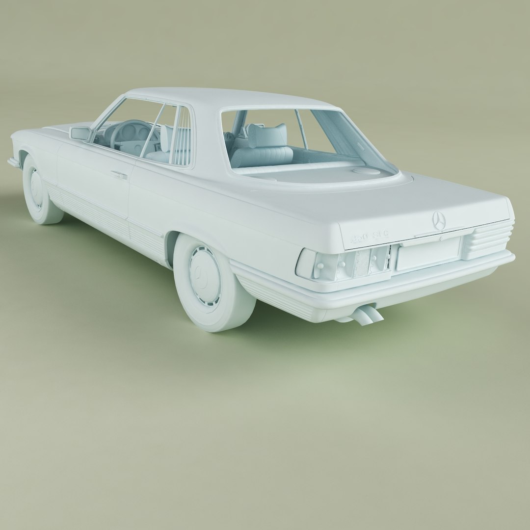 3D Mercedes-Benz C107 350SLC - TurboSquid 2056906