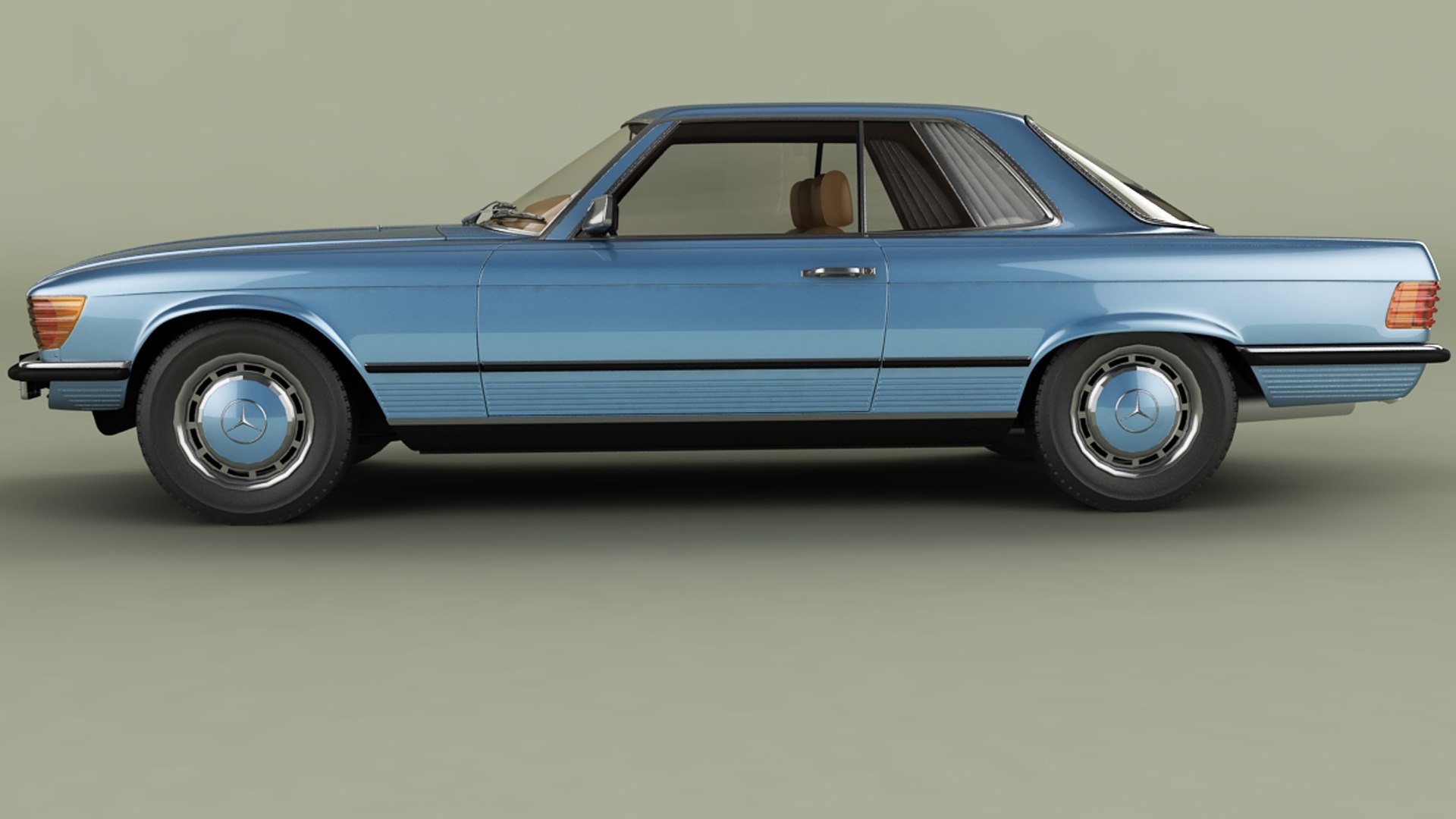 3D Mercedes-Benz C107 350SLC - TurboSquid 2056906