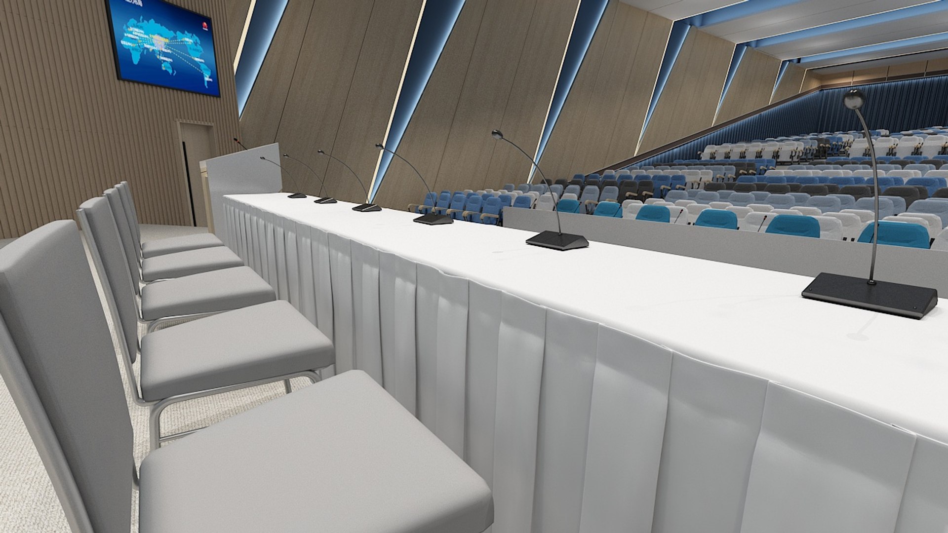 3D Conference Hall - TurboSquid 2128845