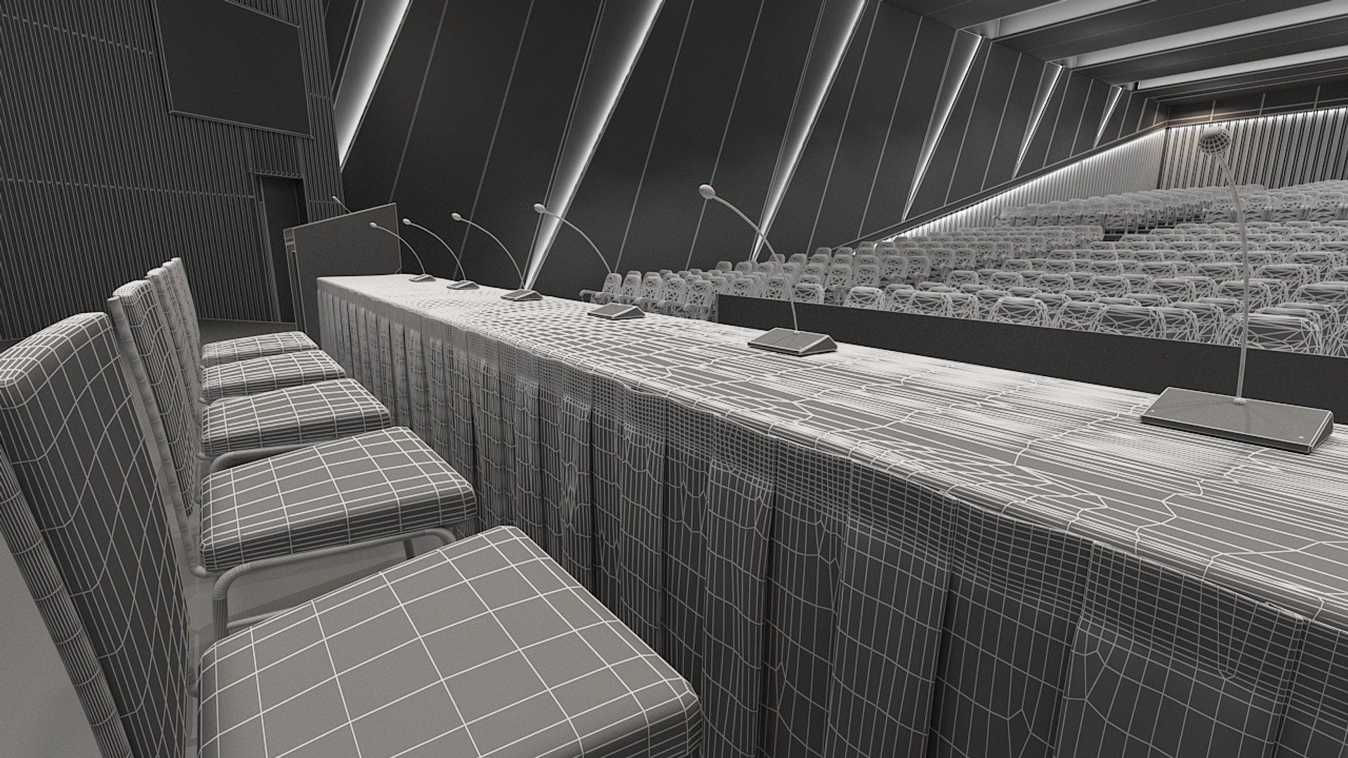 3D Conference Hall - TurboSquid 2128845