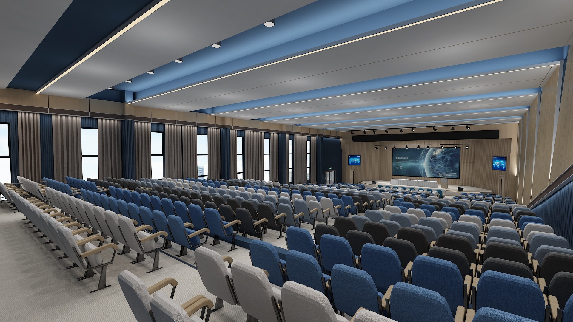 3D Conference Hall - TurboSquid 2128845