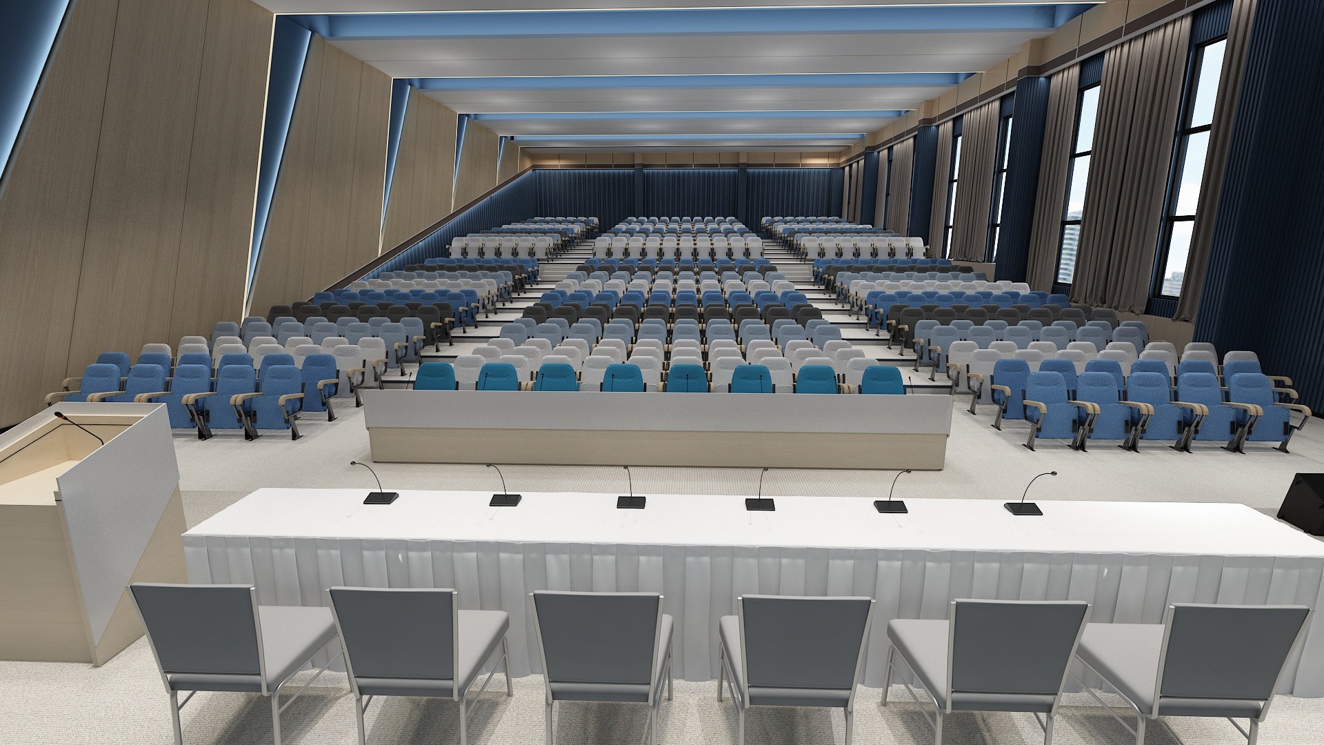 3D Conference Hall - TurboSquid 2128845