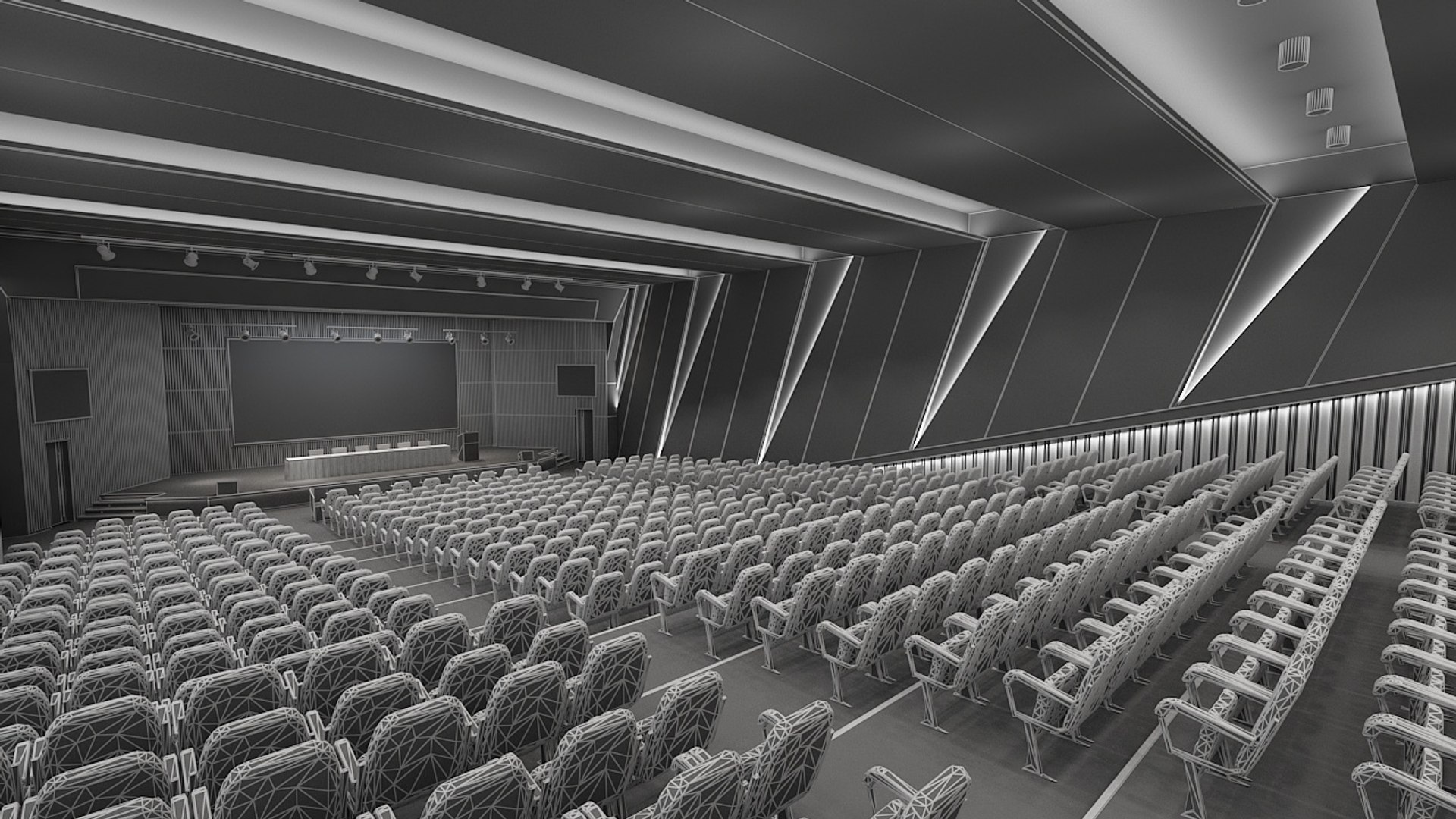 3D Conference Hall - TurboSquid 2128845