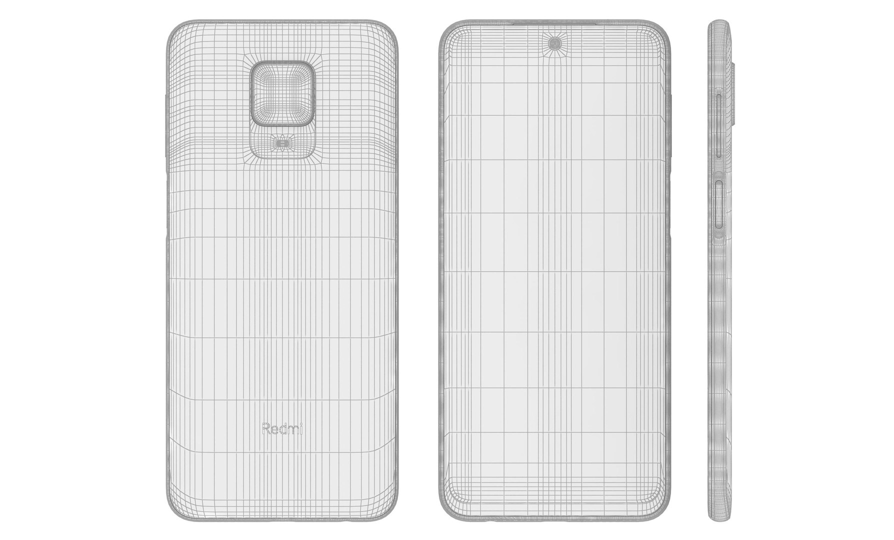 3D Xiaomi Redmi Note 9 - TurboSquid 1596241