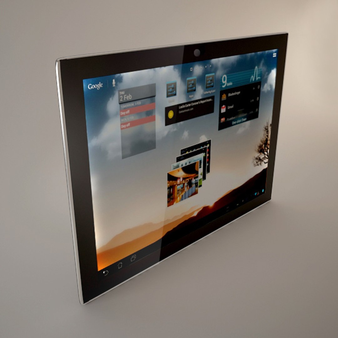 3d Tablet Model
