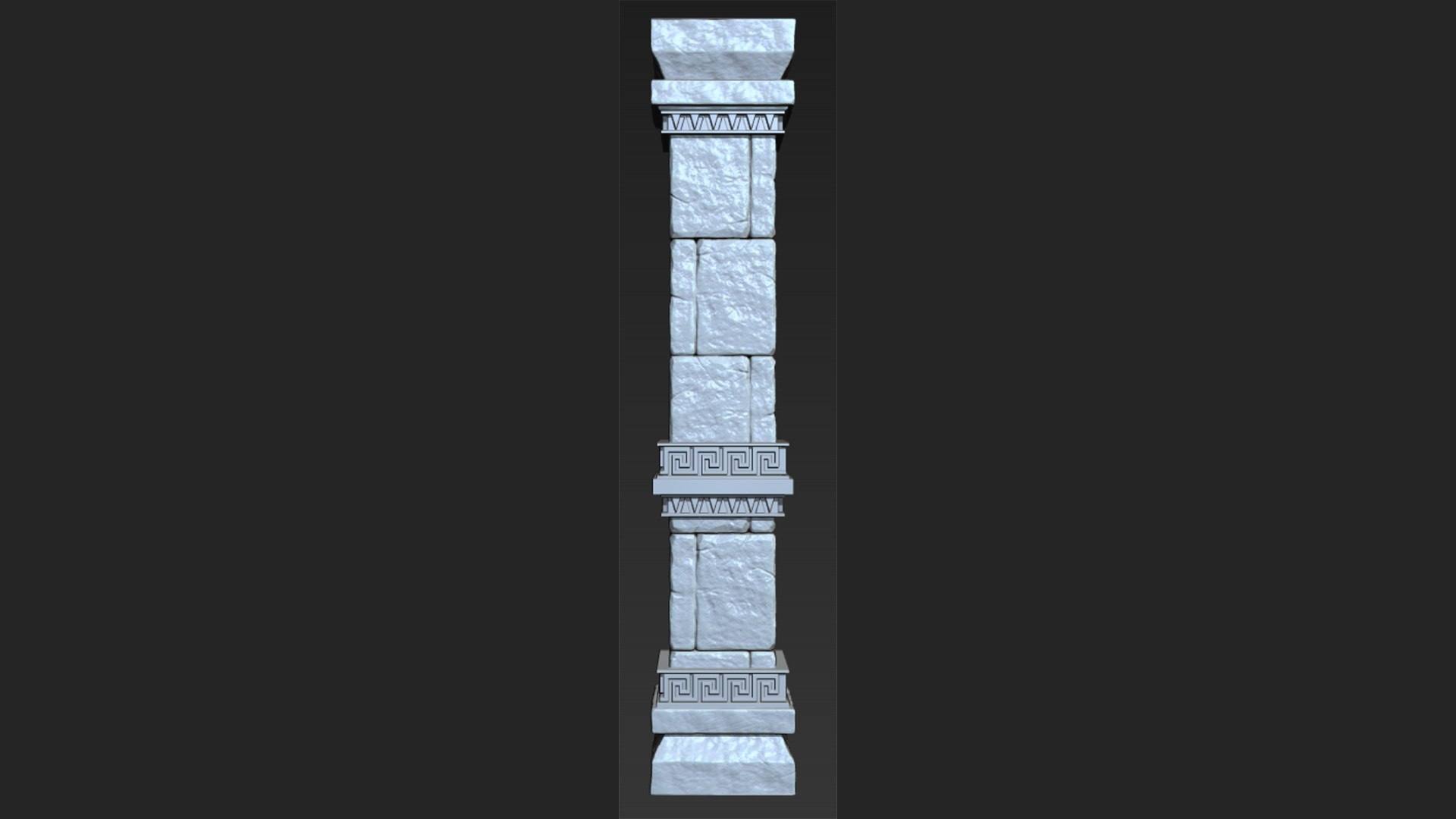 Aztec Pillar 3D - TurboSquid 2215411