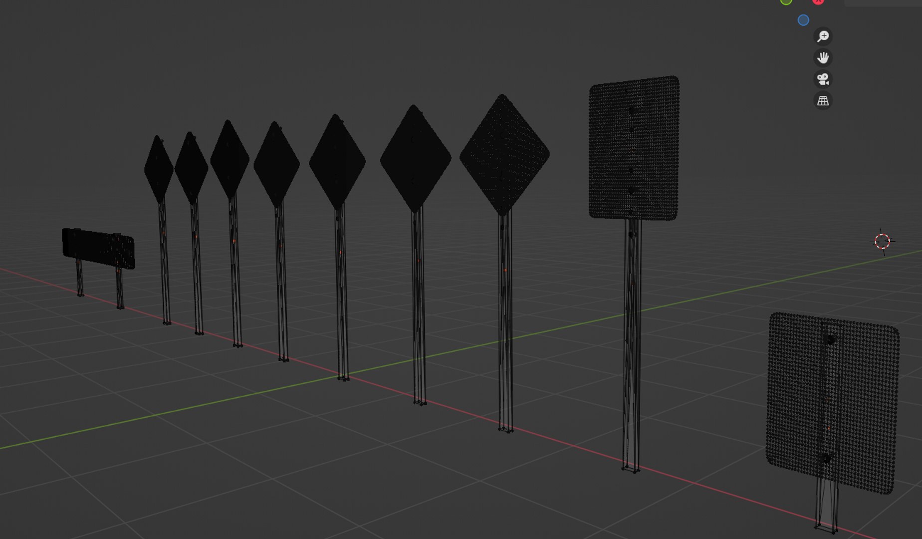 Australian Road Sign Pack 1st Edition - 10 Aussie Road Signs 3D ...