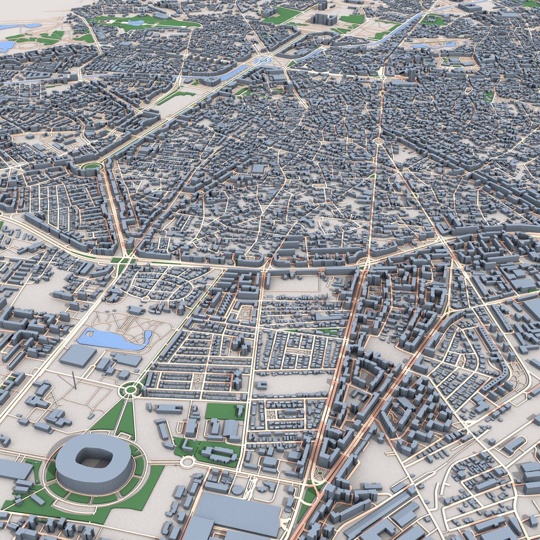 Bucharest City Romania 3D Model - TurboSquid 2295617