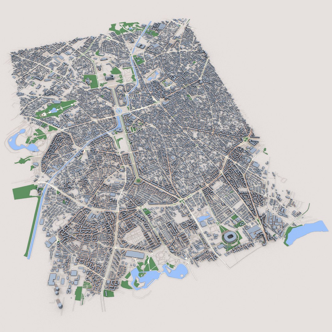 Bucharest City Romania 3D Model - TurboSquid 2295617