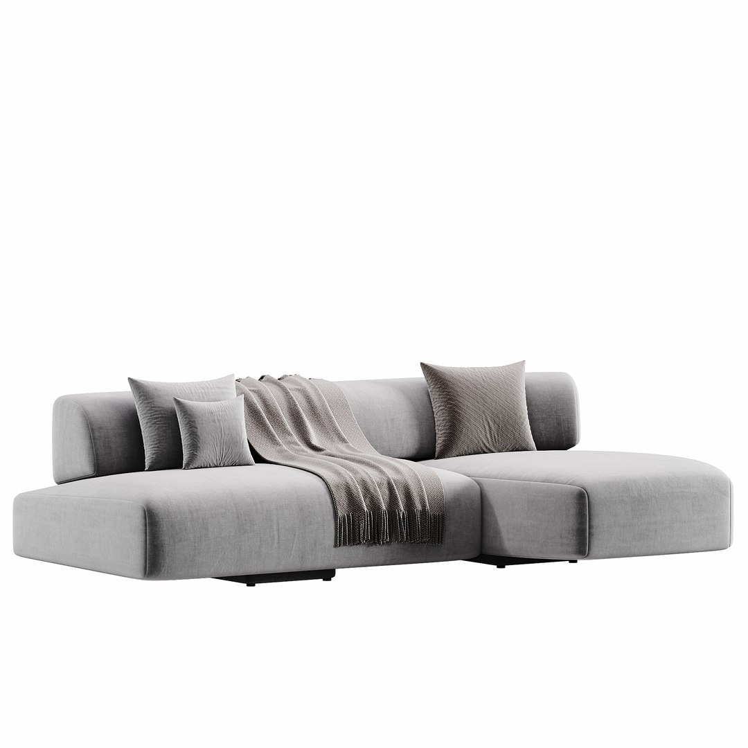 3D model Gogan Sofa By Moroso - TurboSquid 2163066