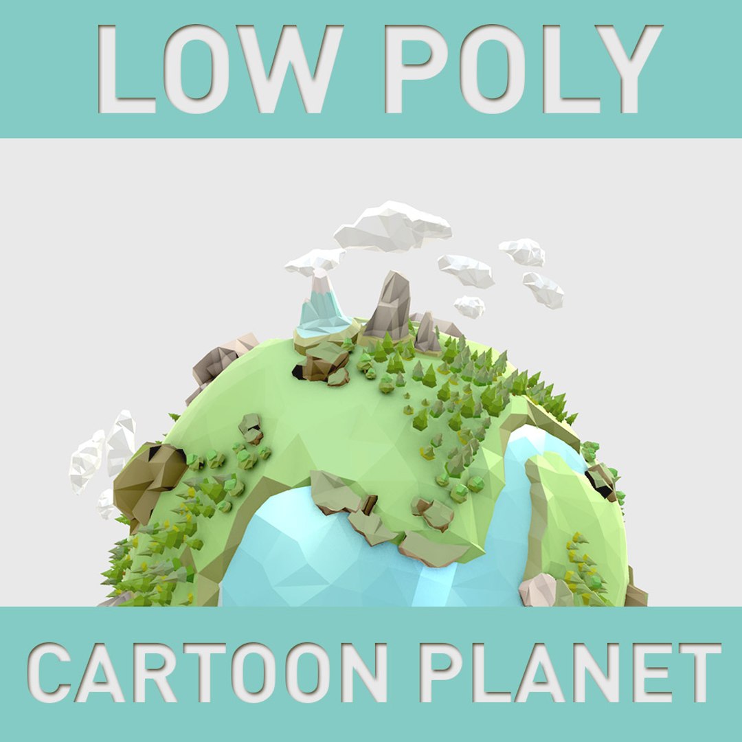 Cartoon Planet 3D Model - TurboSquid 1213539