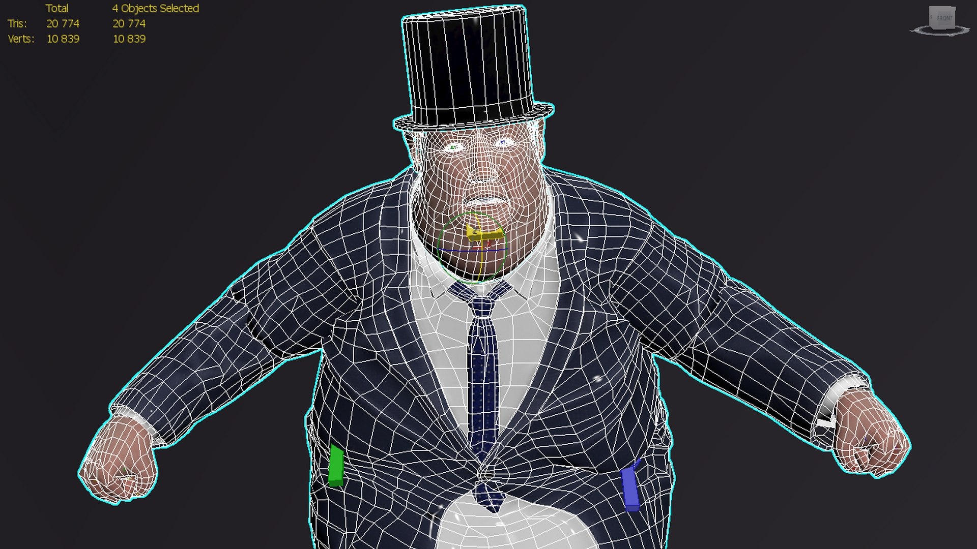 Big Obese Boss 3D Model - TurboSquid 2010547