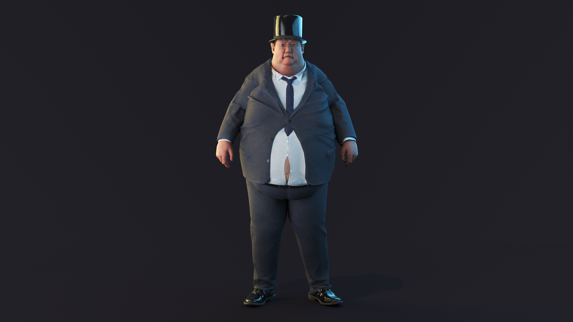 Big Obese Boss 3D Model - TurboSquid 2010547