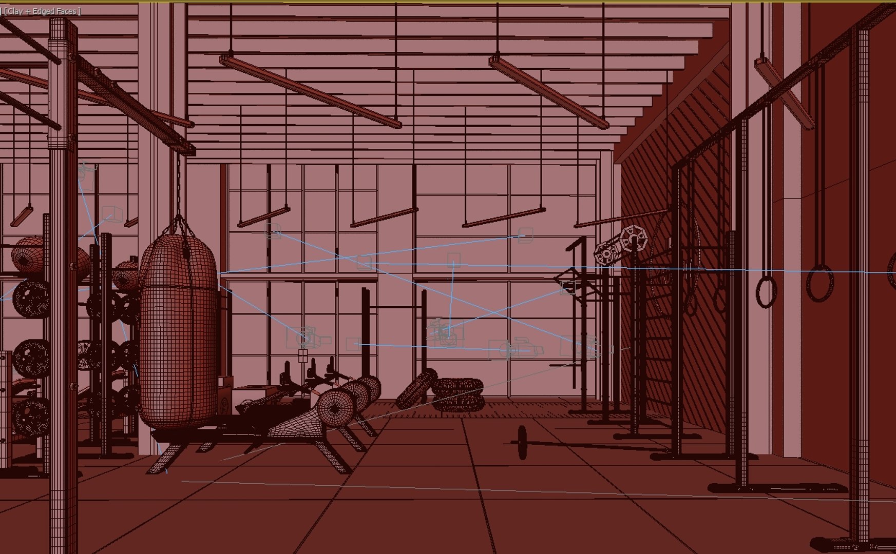 Crossfit Gym Interior 3D - TurboSquid 2153030