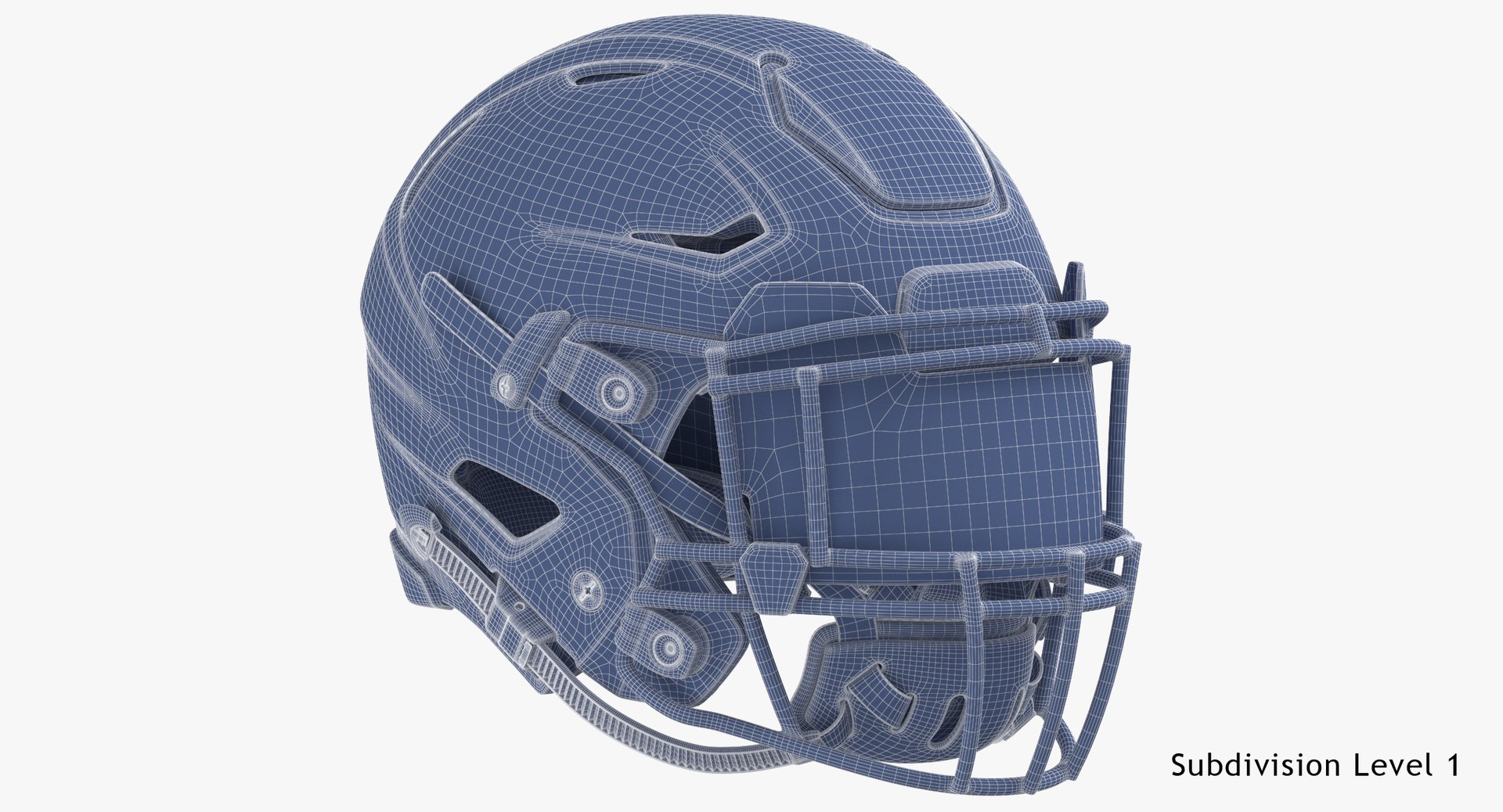 Football Helmet Riddell Speedflex 3D - TurboSquid 1478770