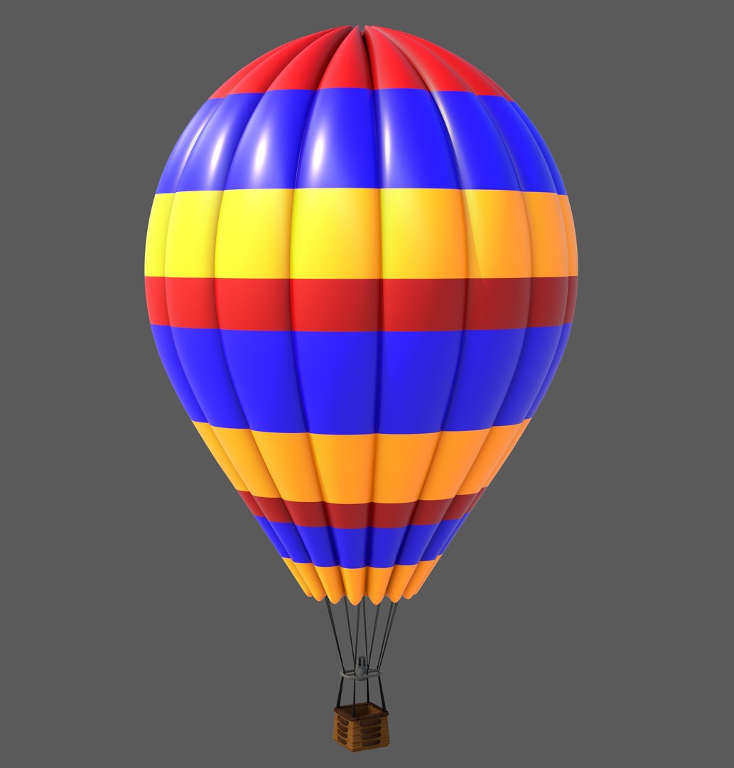 3D Air Balloon - TurboSquid 1645135