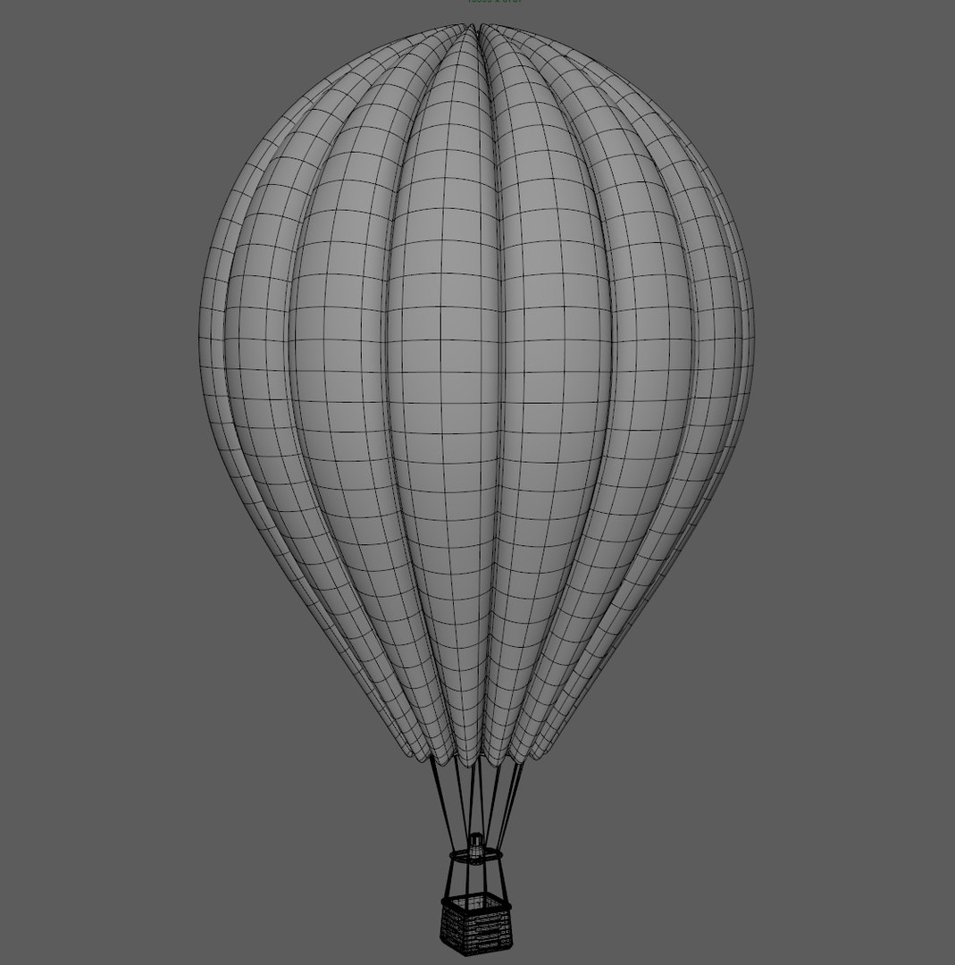 3D Air Balloon - TurboSquid 1645135