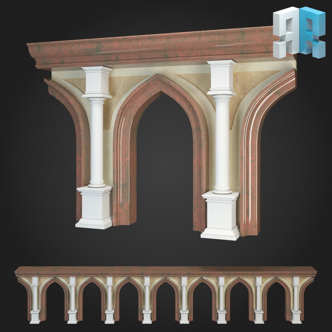 3d Model Of Architectural Modules