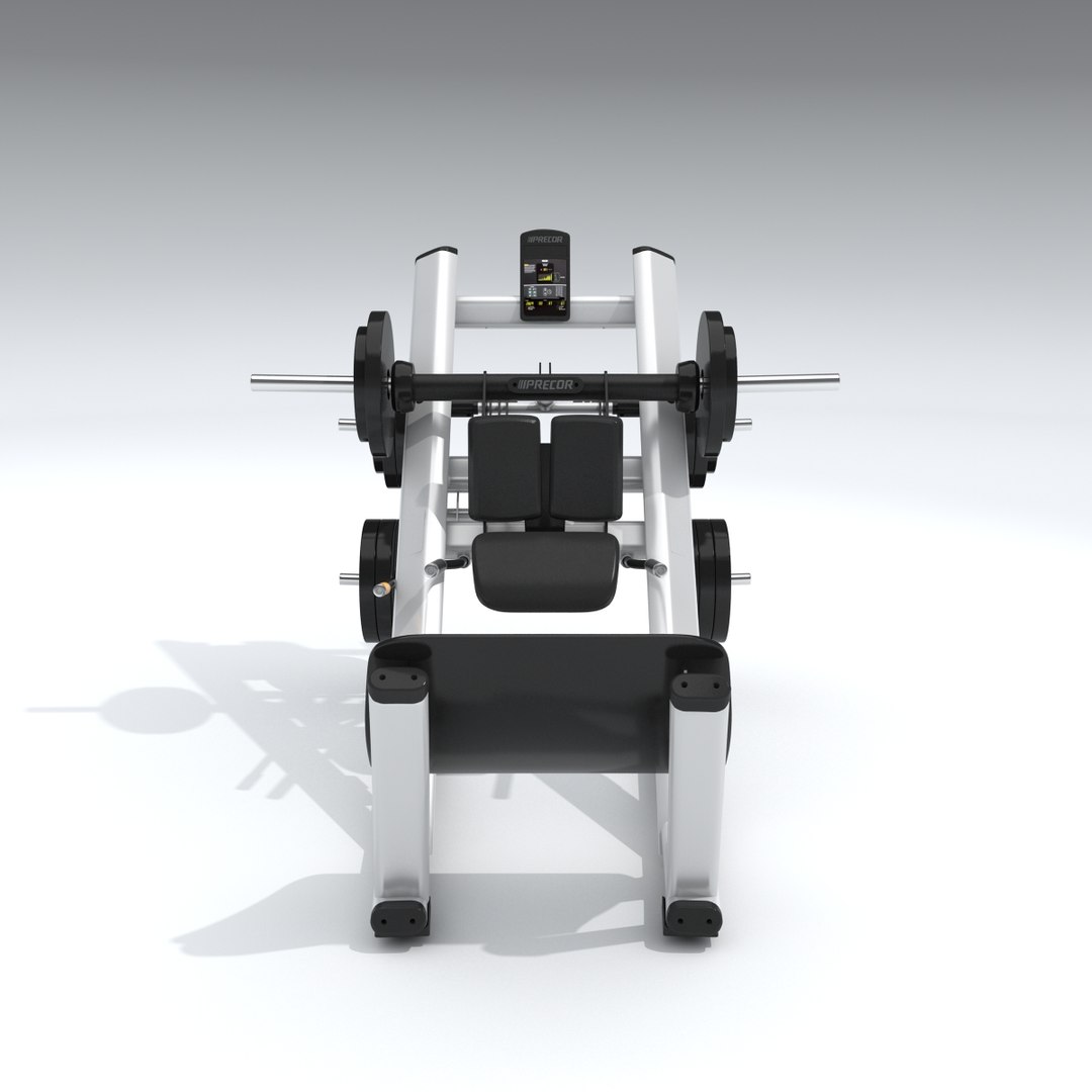 3d Precor Hack Squat Model