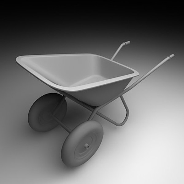 3d wheelbarrow model