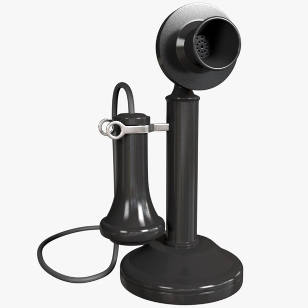 Candlestick Phone 3D Models for Download | TurboSquid