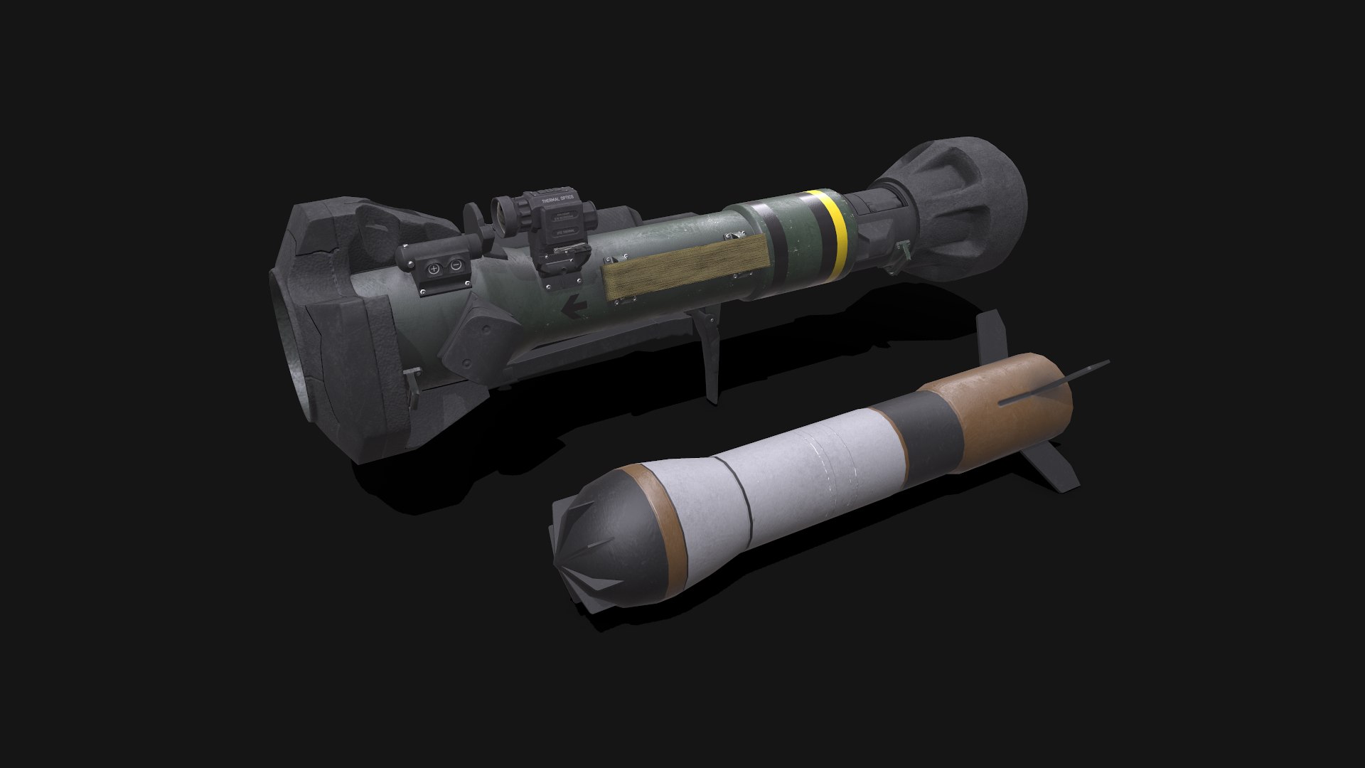 3D NLAW Next Generation Light Anti-tank Weapon Model - TurboSquid 1981712