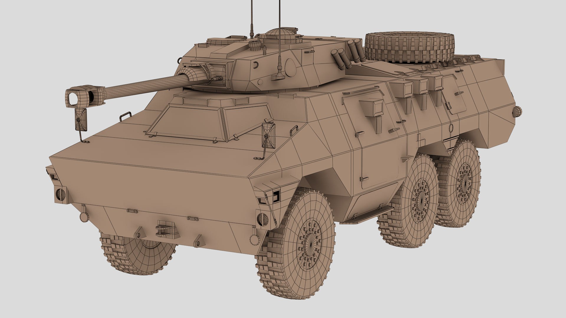Ratel 90 IFV 3D Model - TurboSquid 2198864