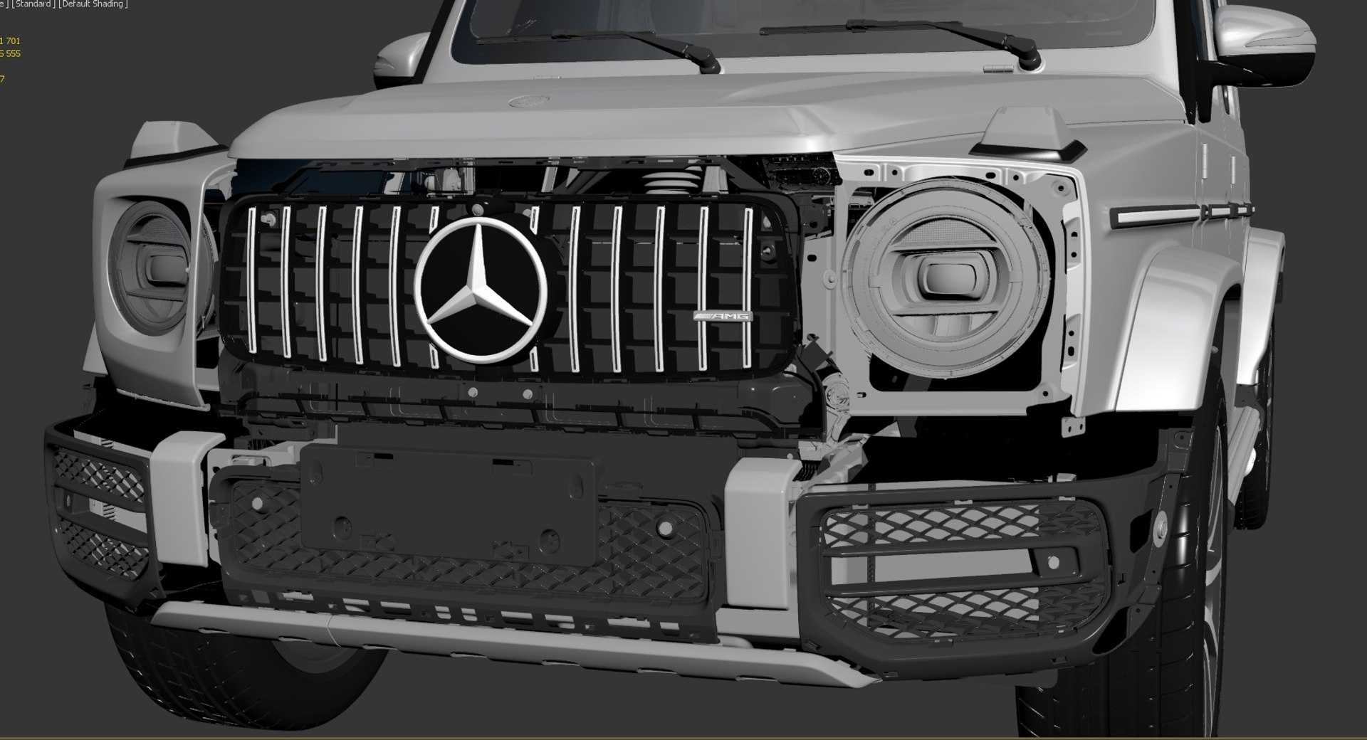 Mercedes - Benz G 3D Model - TurboSquid 1391516