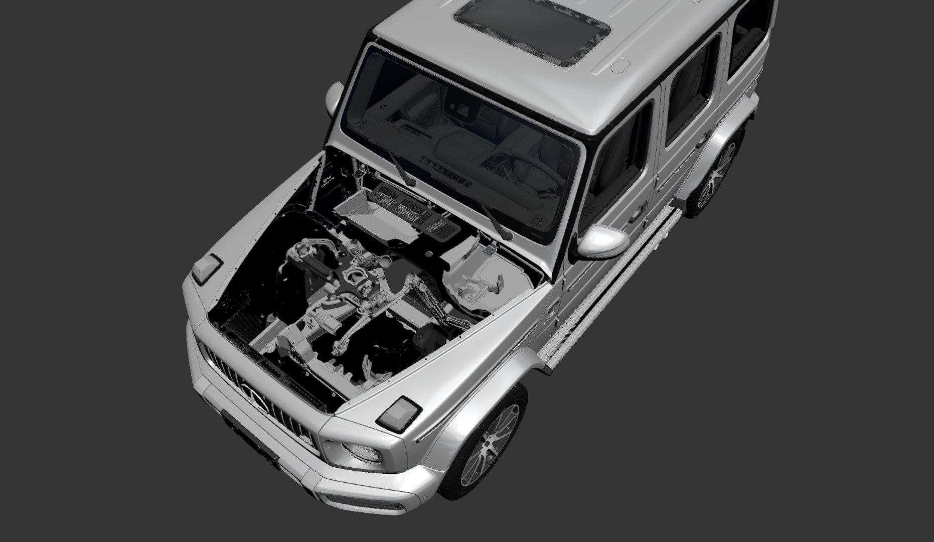 Mercedes - Benz G 3D Model - TurboSquid 1391516