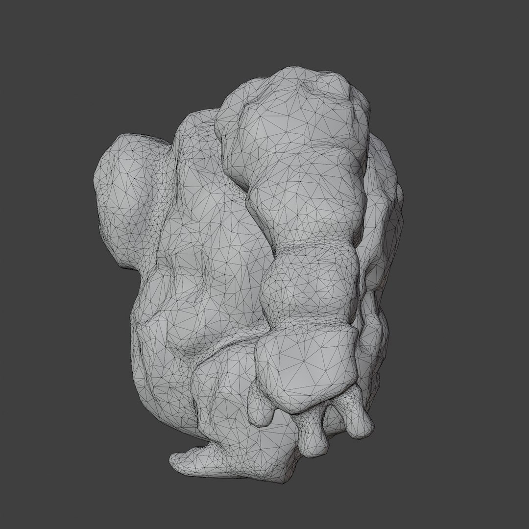 Stone Golem with Triangle Mesh Topology 3D model - TurboSquid 1814632
