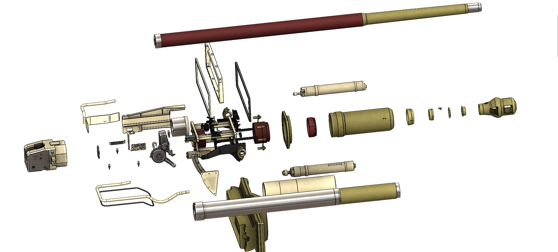 3d tank gun 8 cm