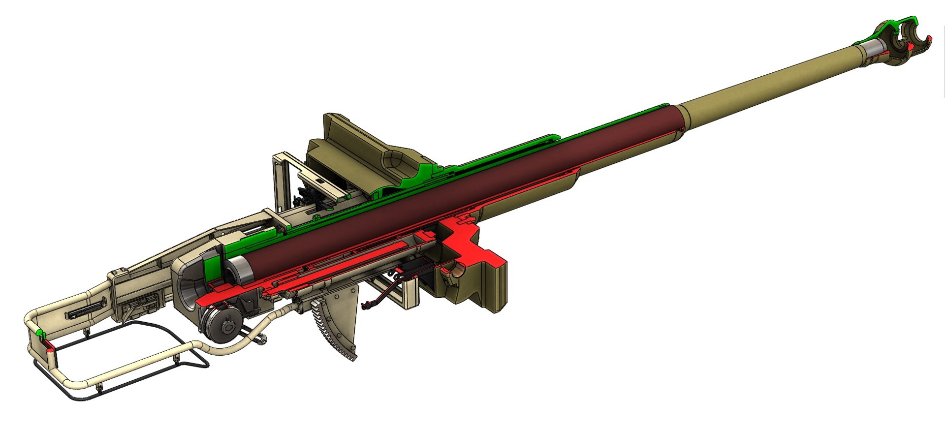 3d Tank Gun 8 Cm