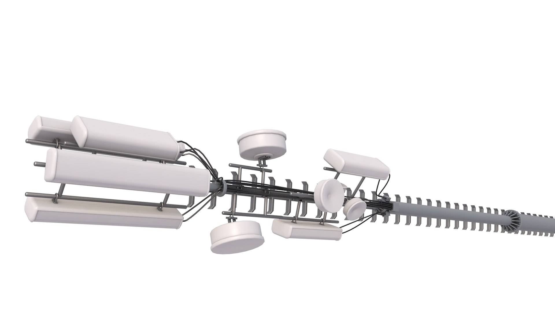 Large Cell Phone Tower 3D - TurboSquid 1970980