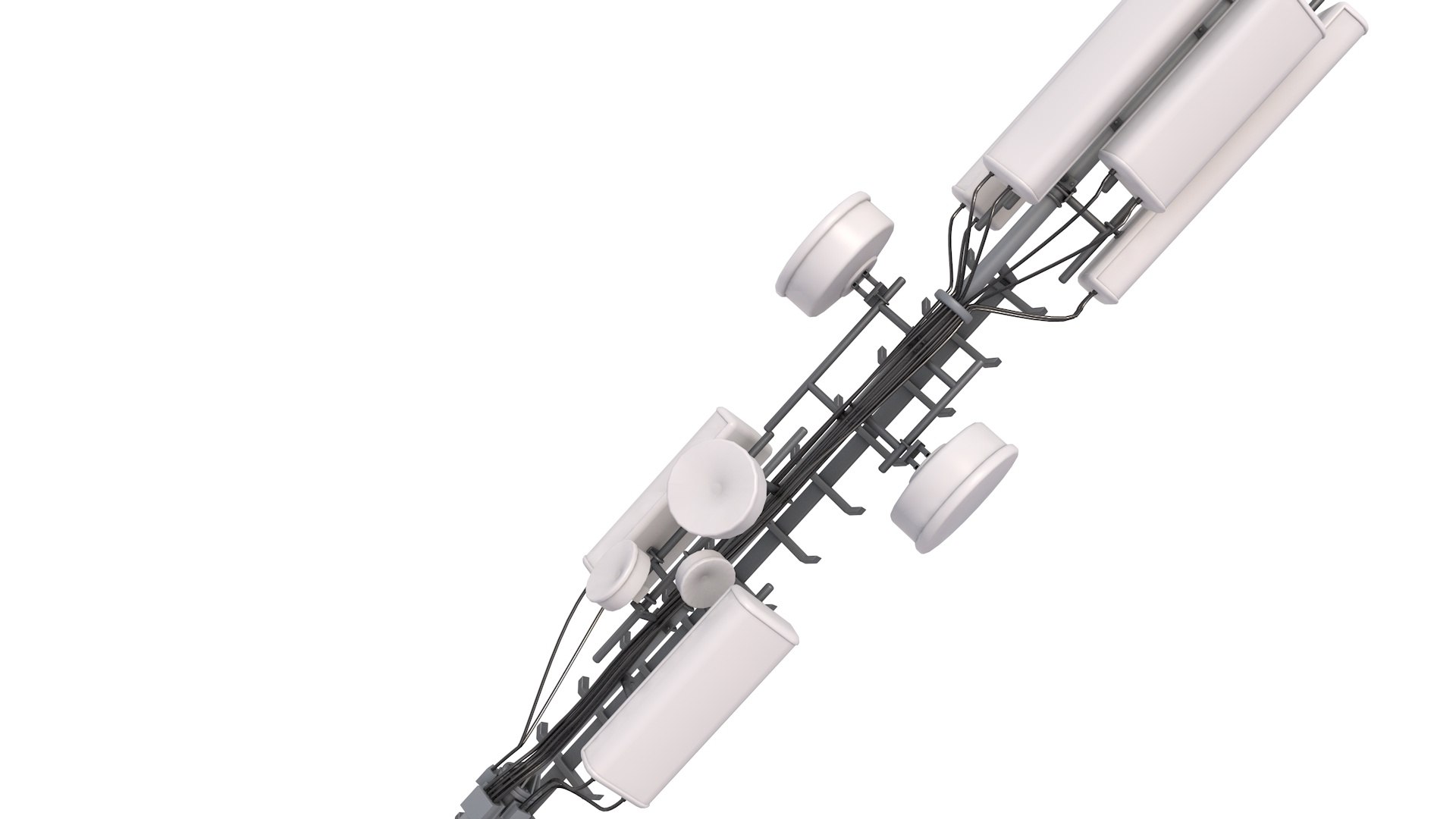 Large Cell Phone Tower 3D - TurboSquid 1970980