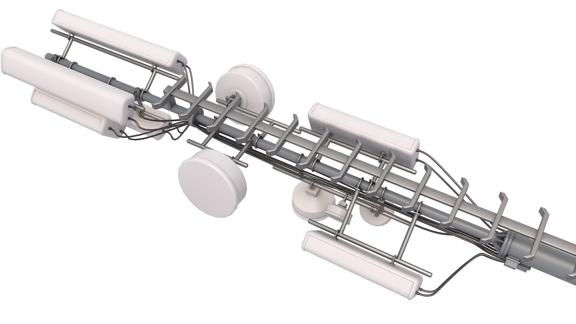 Large Cell Phone Tower 3D - TurboSquid 1970980