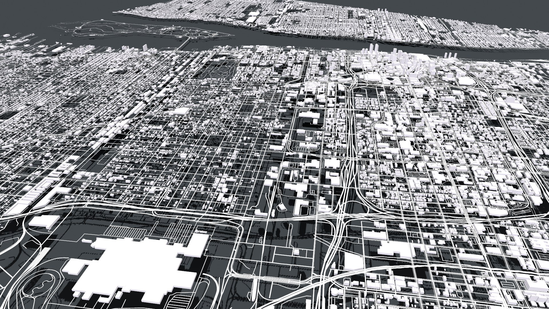 3D model Cityscape Detroit USA - TurboSquid 1758752