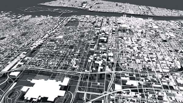 3D model Cityscape Detroit USA - TurboSquid 1758752