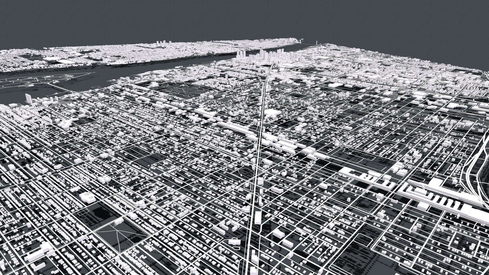 3D model Cityscape Detroit USA - TurboSquid 1758752