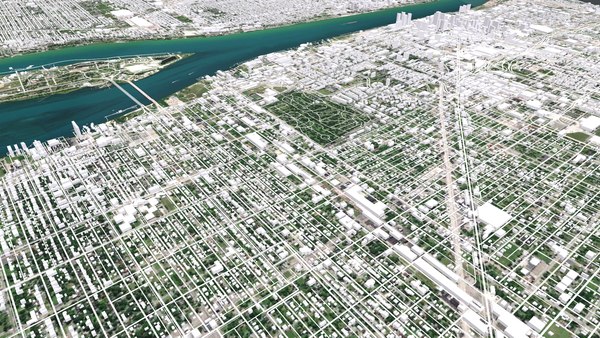 3D model Cityscape Detroit USA - TurboSquid 1758752